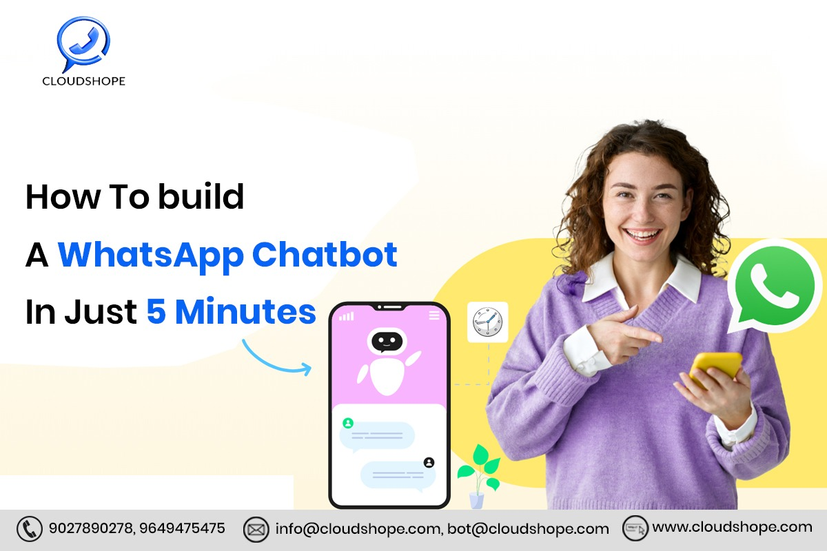 How to build a WhatsApp Chatbot in Just 5 Minutes | CloudShope